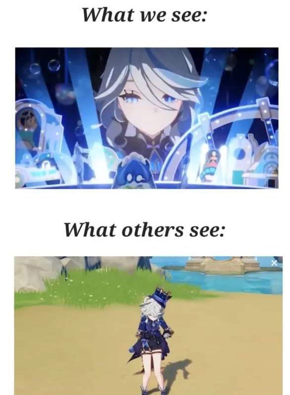 Furina memes cause she needs happiness in her life Genshin Impact | HoYoLAB