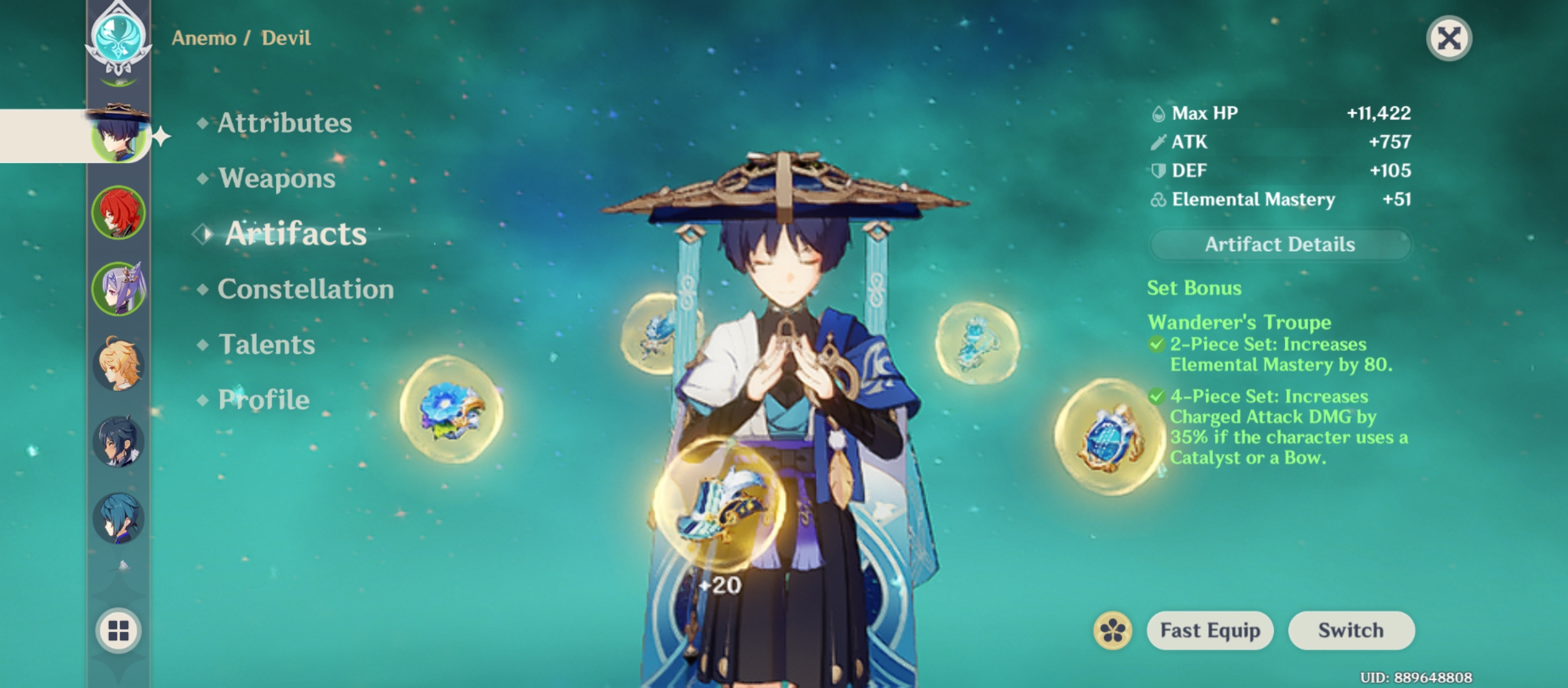 Wanderer Build Genshin Impact | HoYoLAB