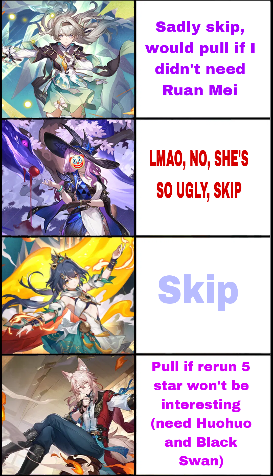 My plan pulls Honkai: Star Rail | HoYoLAB