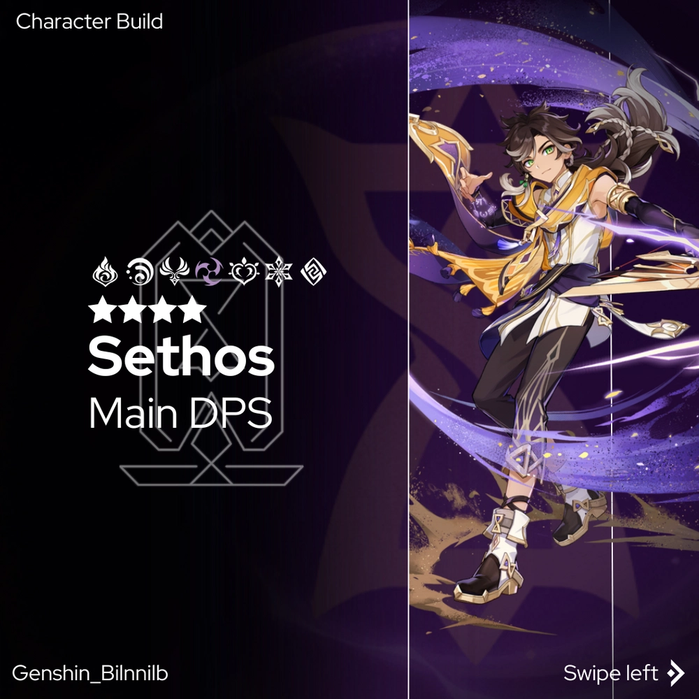 (4.7) Sethos Build Guide as Main DPS Genshin Impact | HoYoLAB