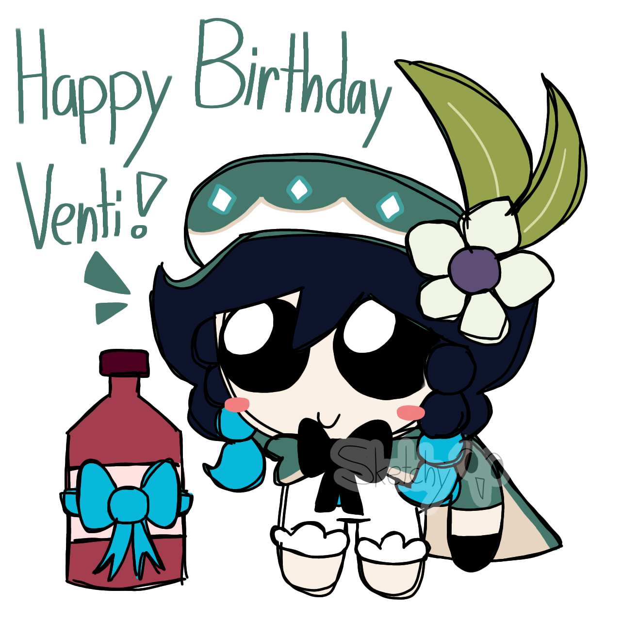 happy (late) birthday to our silly bard, venti! :D Genshin Impact | HoYoLAB
