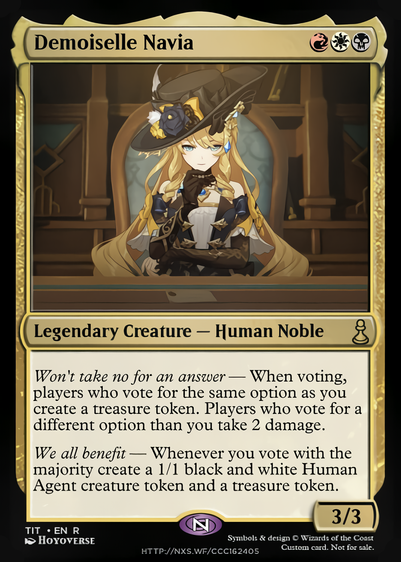 Navia Card Genshin Impact | HoYoLAB