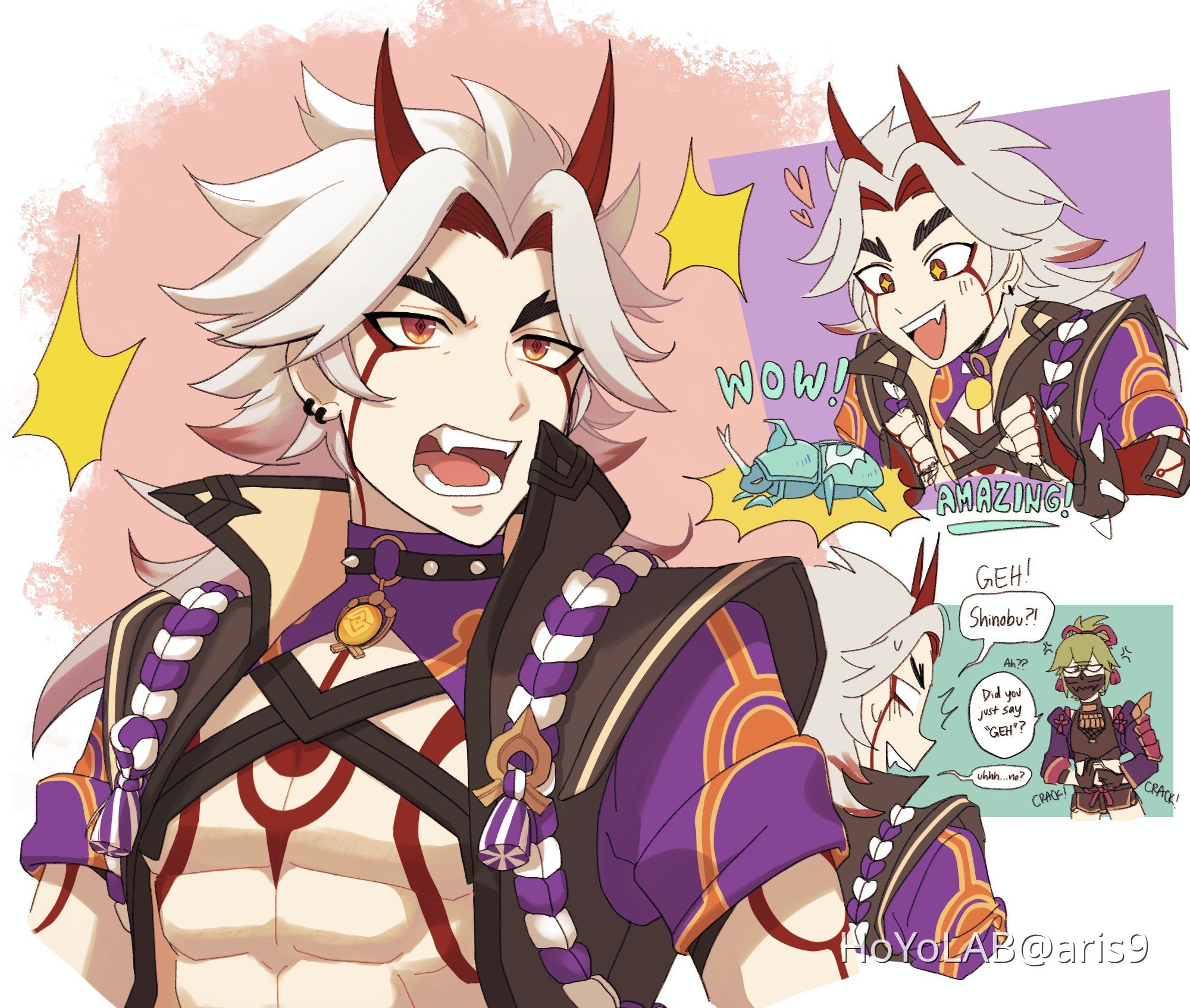 Itto Fanart Genshin Impact | HoYoLAB