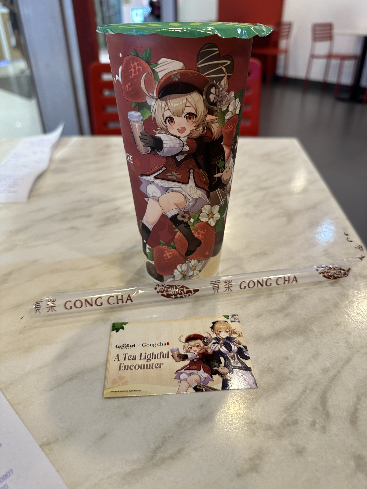 GONG CHA X GENSHIN IMPACT Klee cup Genshin Impact | HoYoLAB