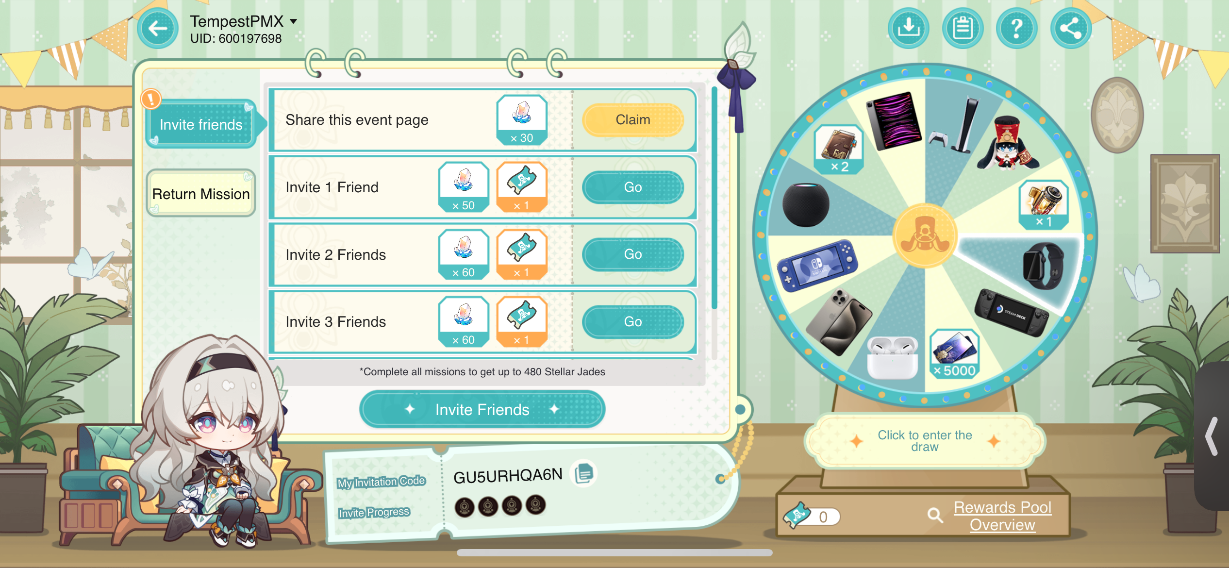 Any returning players? Plz use my code 😭🙏 Honkai: Star Rail | HoYoLAB