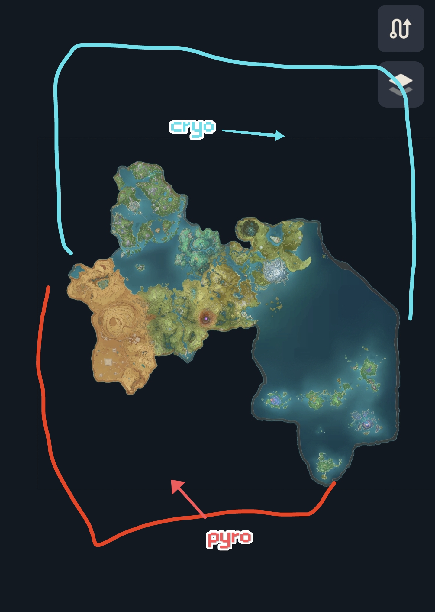 Teyvat Map Genshin Impact | HoYoLAB