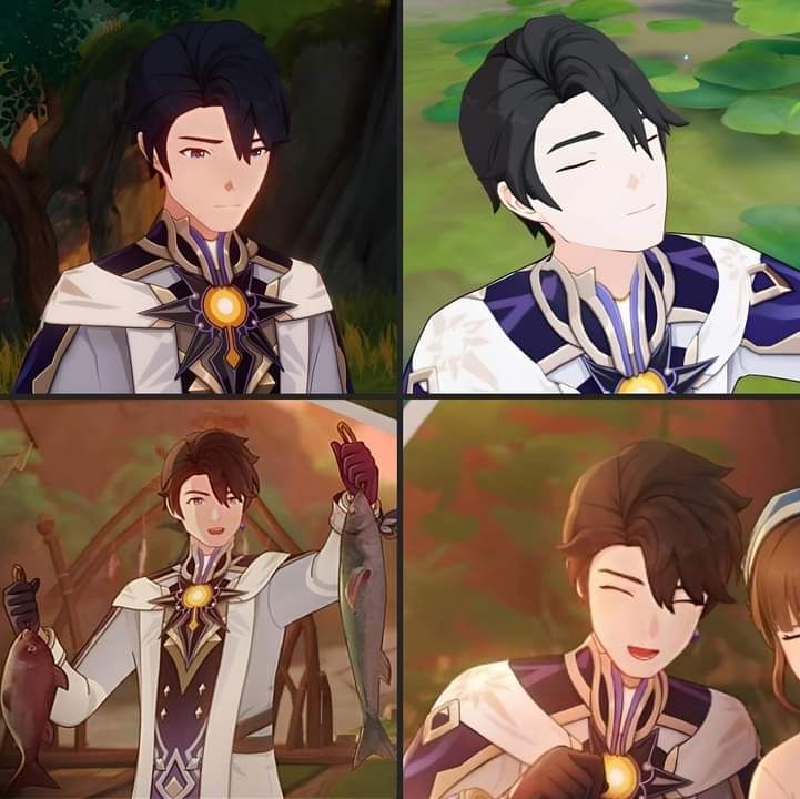 Patiently waiting for Caribert to join his father… Genshin Impact | HoYoLAB