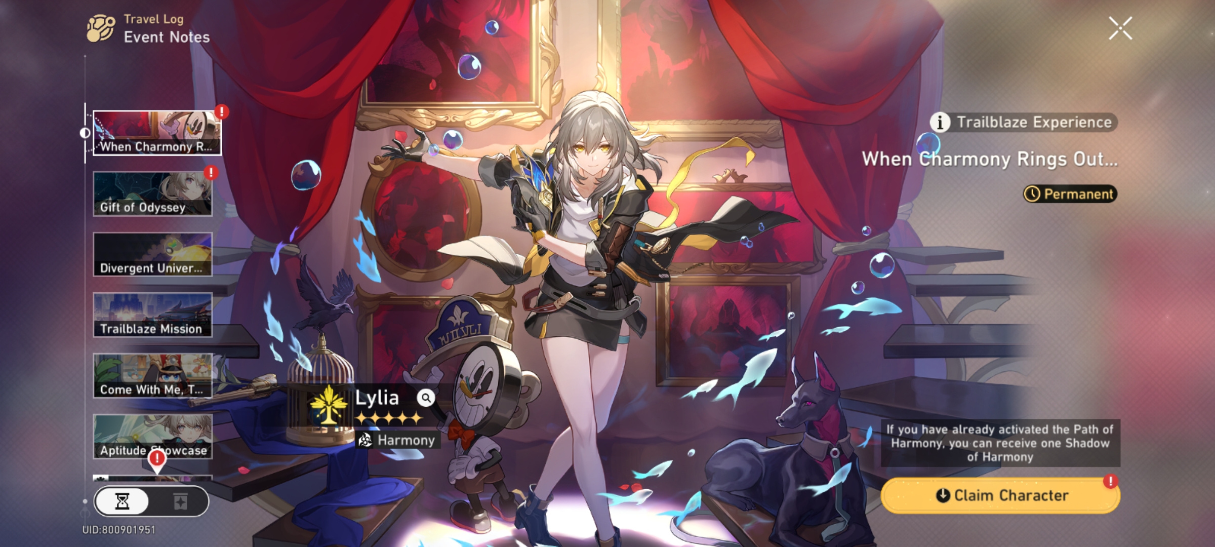 now we can get E6 harmony MC! Honkai: Star Rail | HoYoLAB