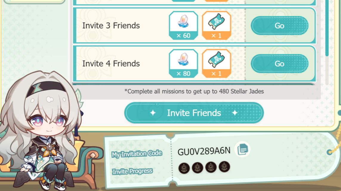 Invitation code! Feel free to use! Honkai: Star Rail | HoYoLAB