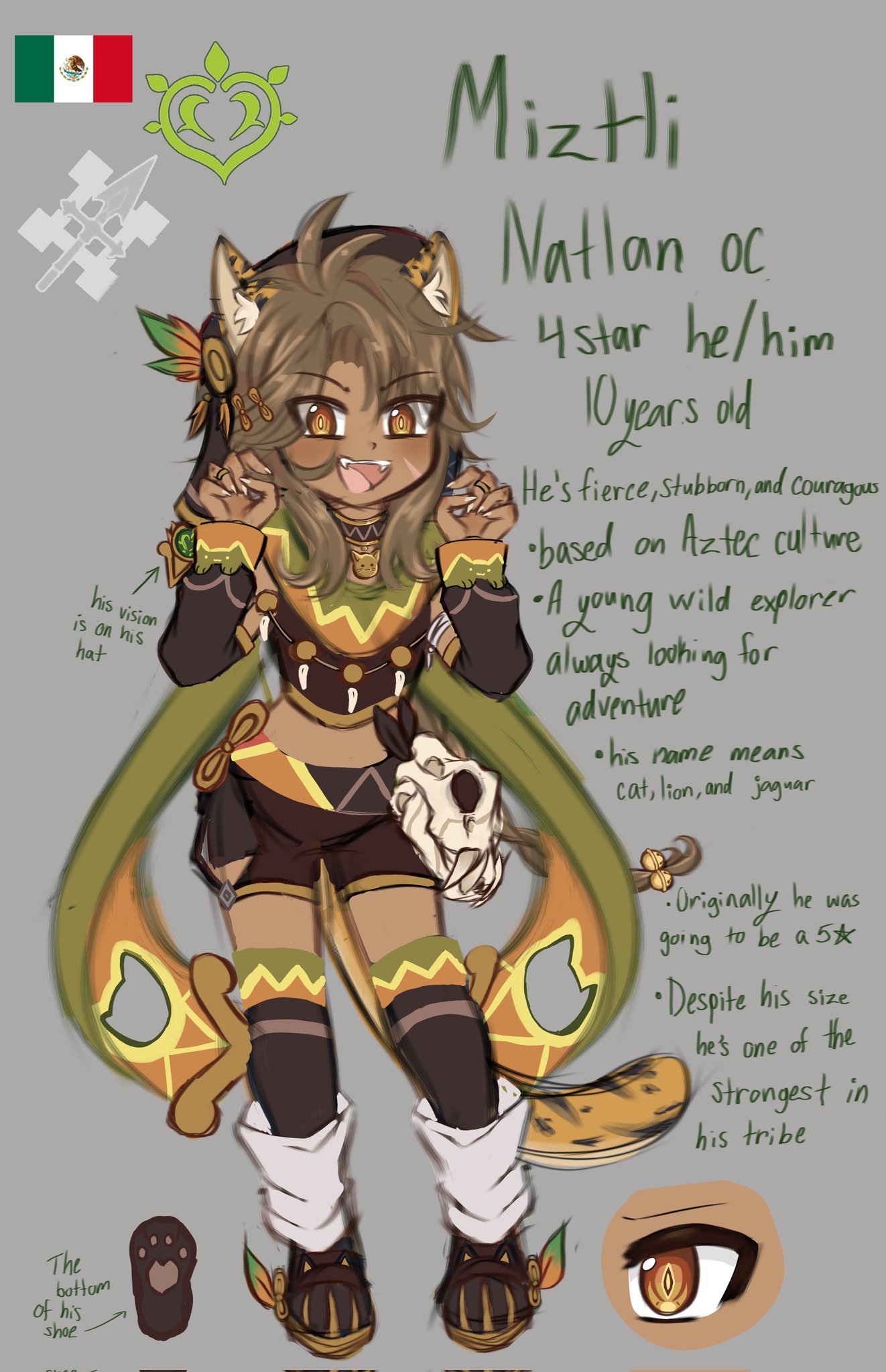 "Miztli: The jaguar of Natlan"| Genshin Impact OC Genshin Impact | HoYoLAB