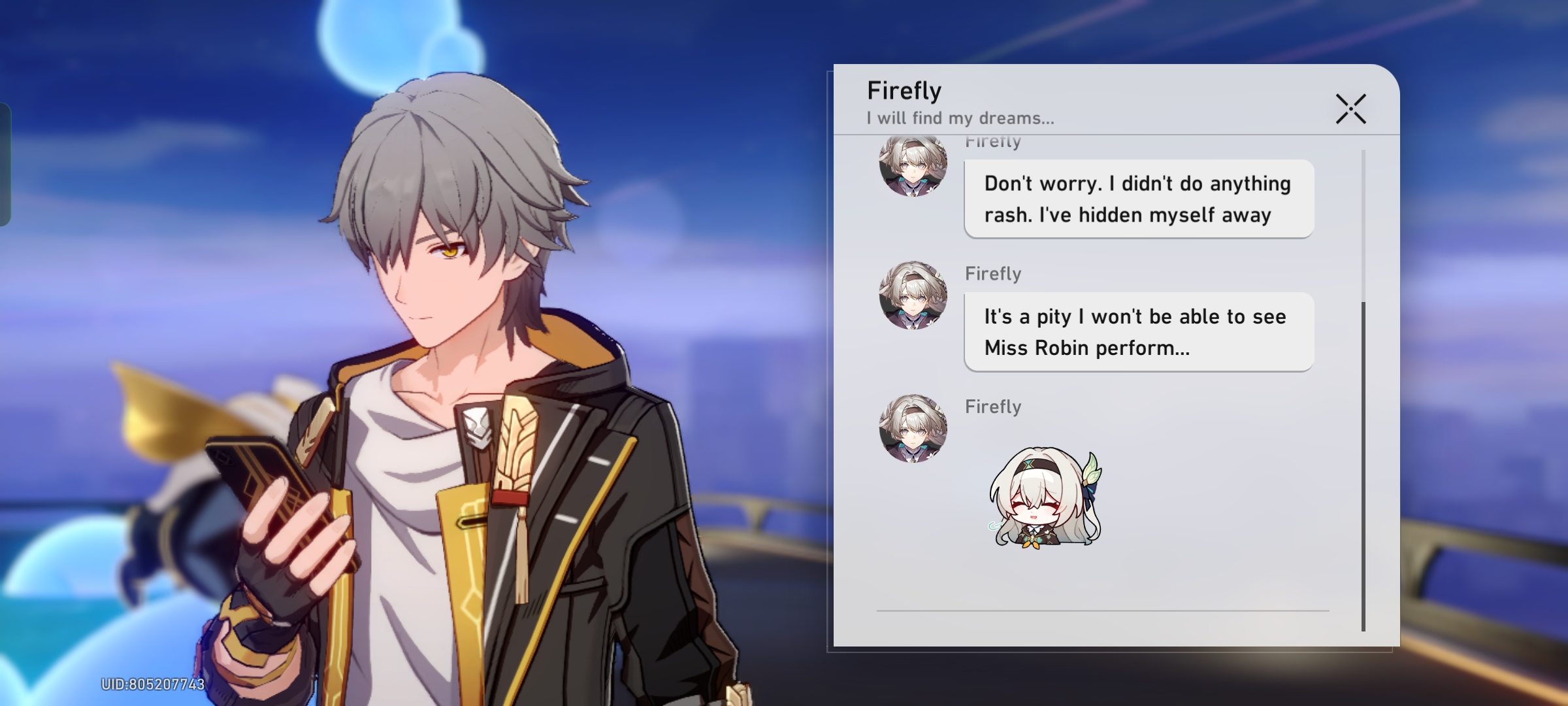 FIREFLY STICKER?!! Honkai: Star Rail | HoYoLAB