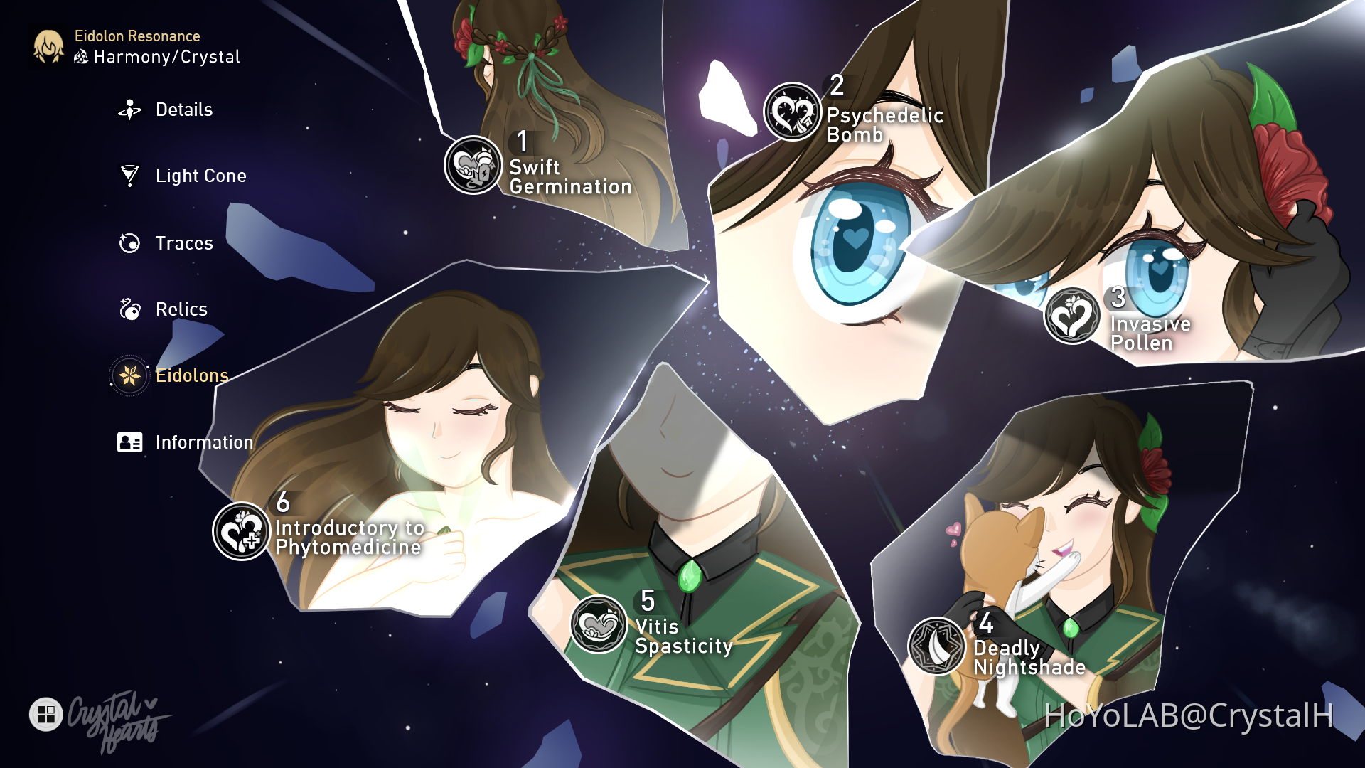 My Genshin OC drawn in HSR Style Honkai: Star Rail | HoYoLAB