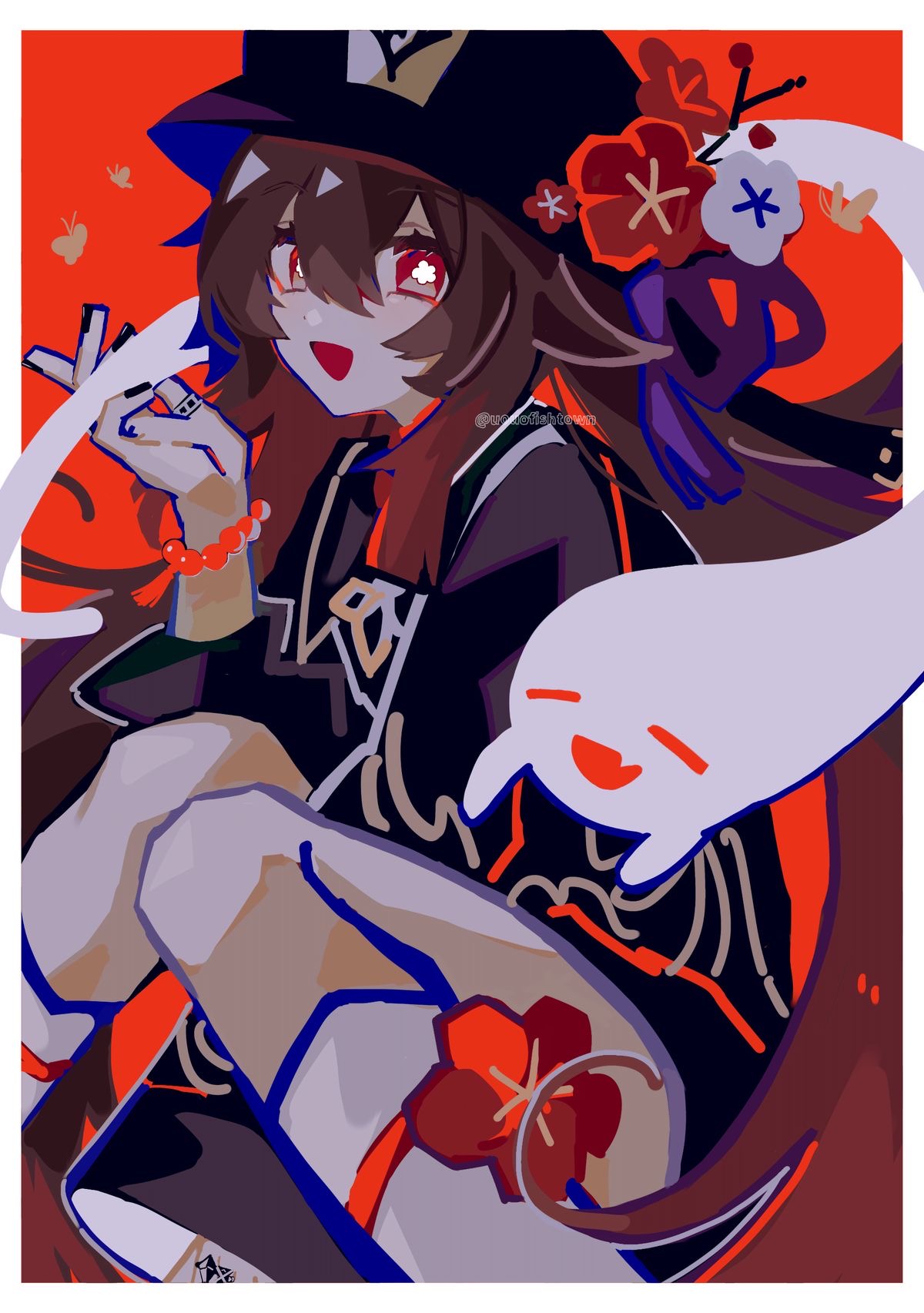 Hutao badge post #2 Genshin Impact | HoYoLAB