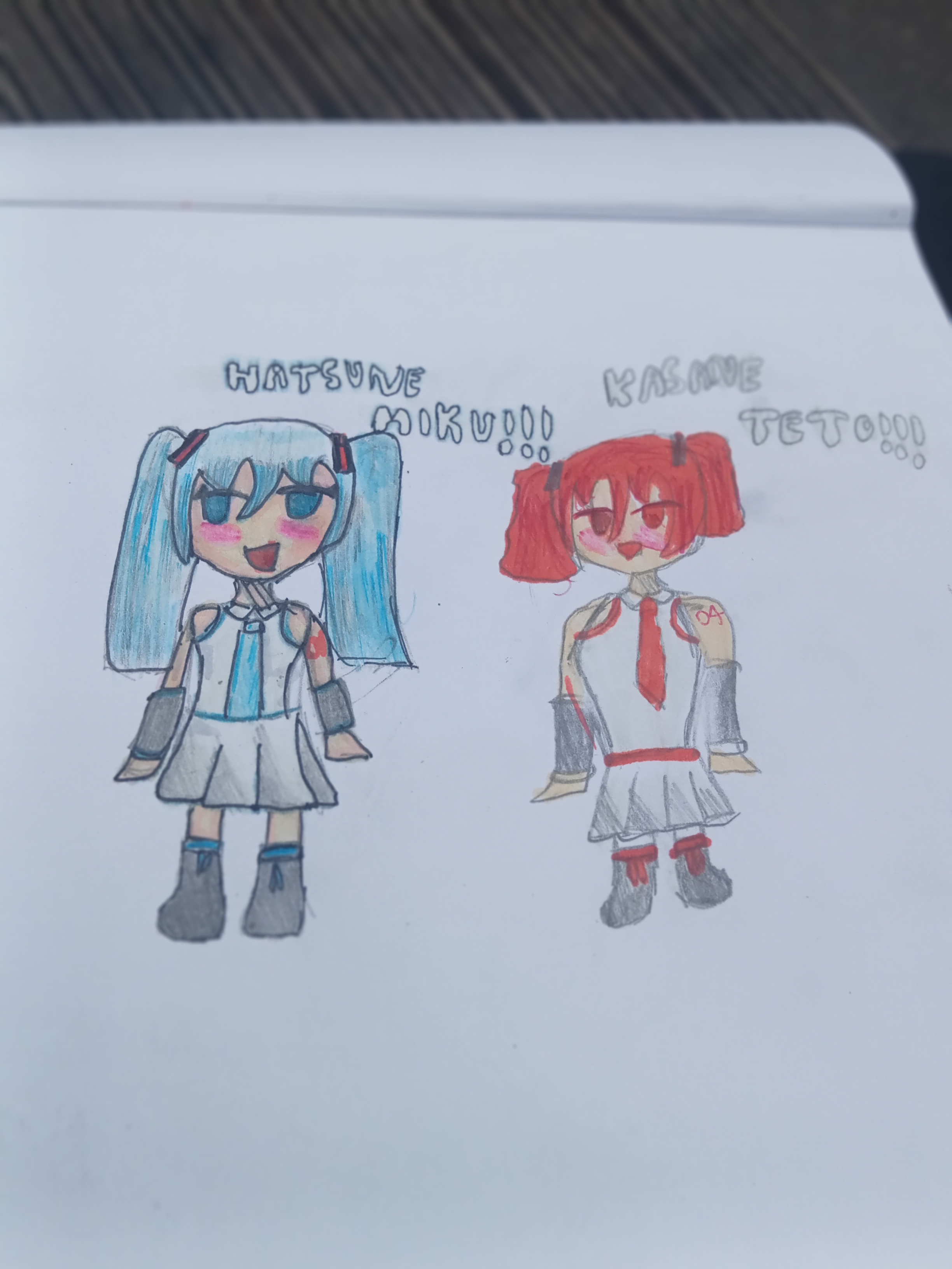 miku and teto drawings Genshin Impact | HoYoLAB