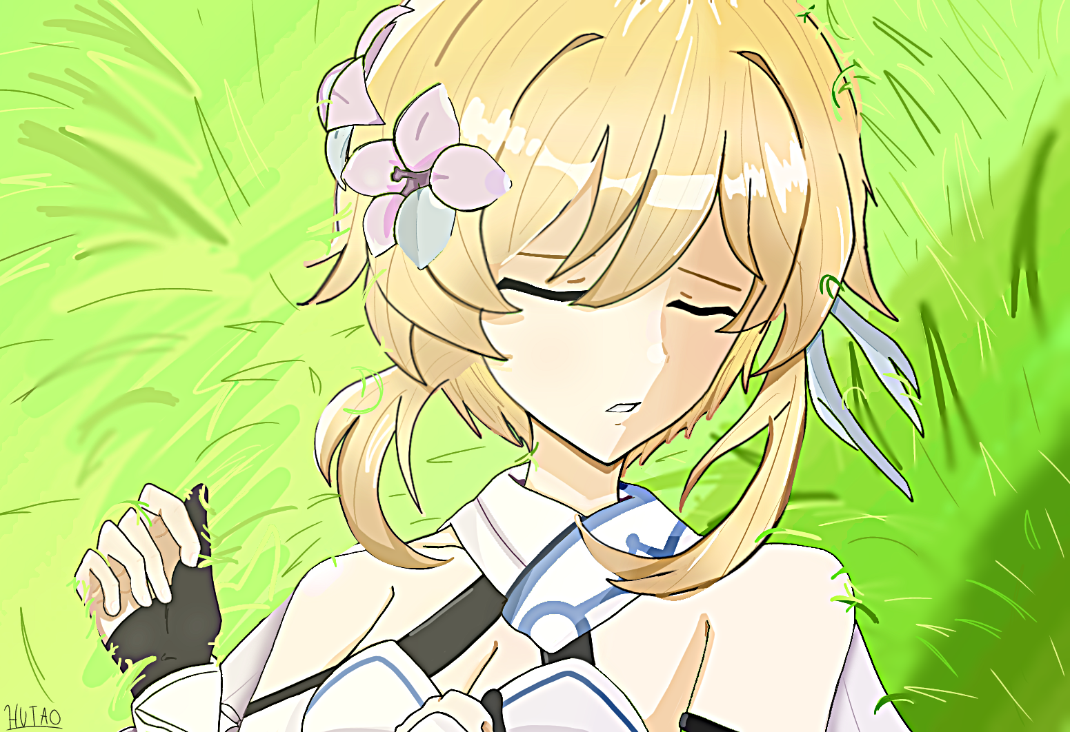 lumine fan art for event thingy Genshin Impact | HoYoLAB