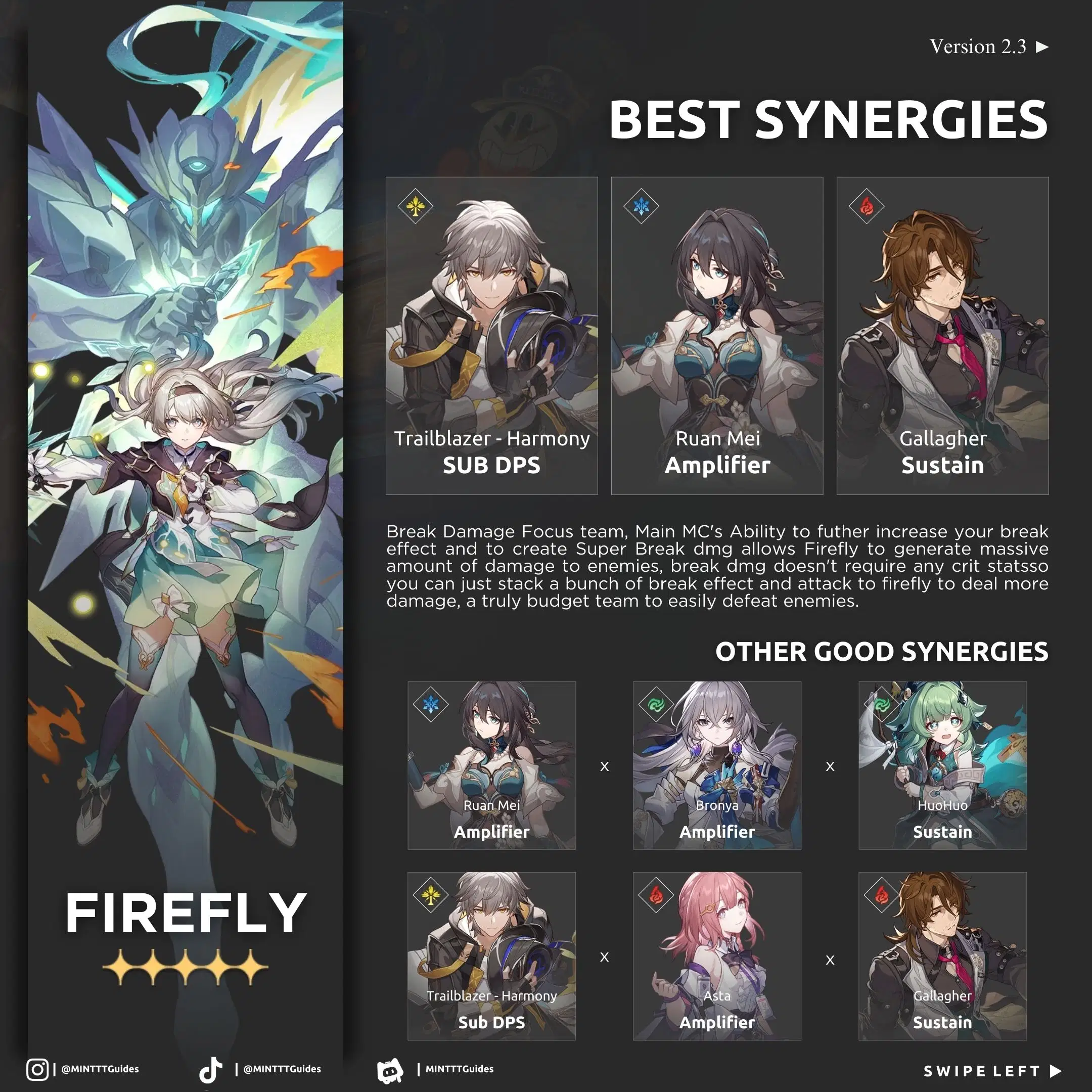 FIREFLY - BUILD GUIDE (V2.3) | HONKAI: STAR RAIL Honkai: Star Rail ...