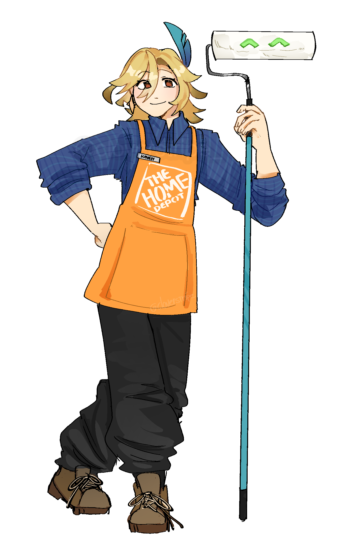 Kaveh at Home Depot! Genshin Impact | HoYoLAB