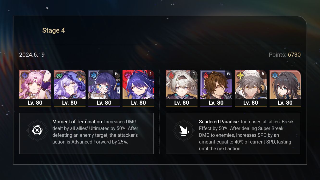 Apocalypse mode cleared easily Honkai: Star Rail | HoYoLAB