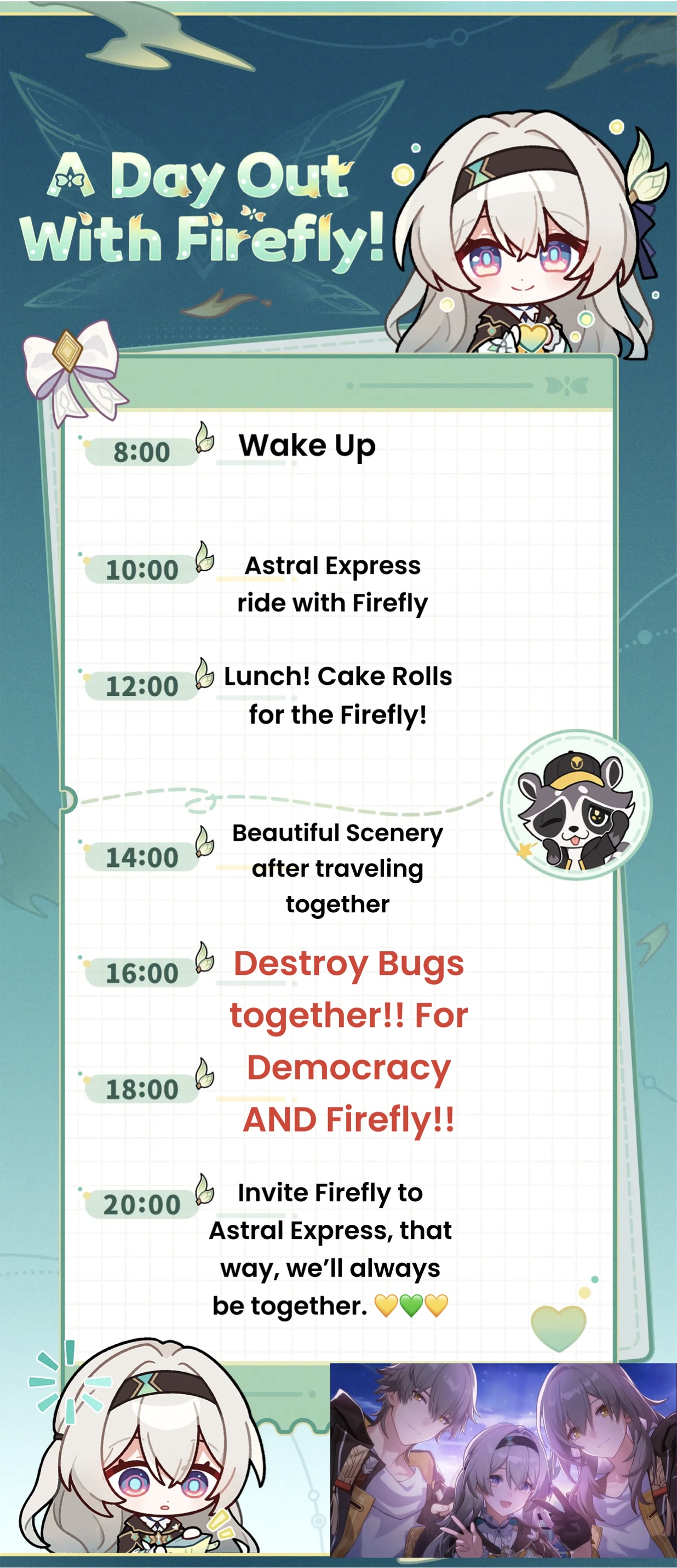 A Day With Firefly! Honkai: Star Rail | HoYoLAB