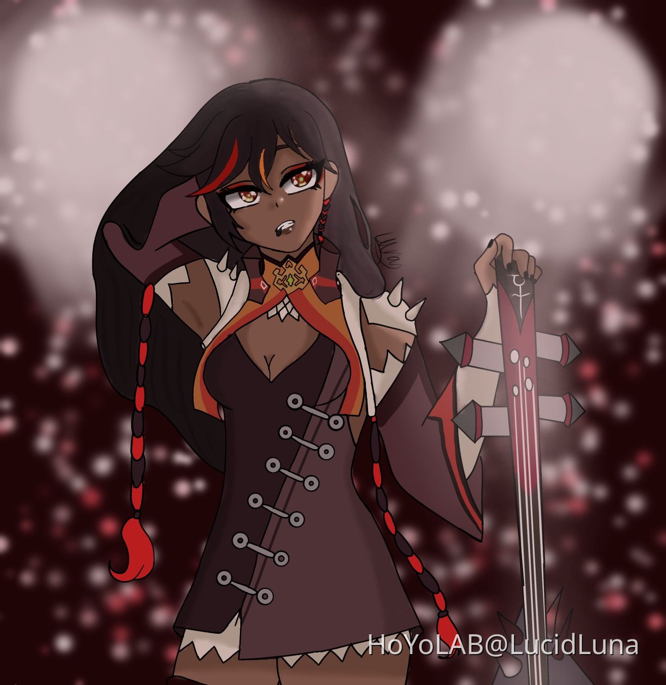 Xinyan Fanart Genshin Impact | HoYoLAB