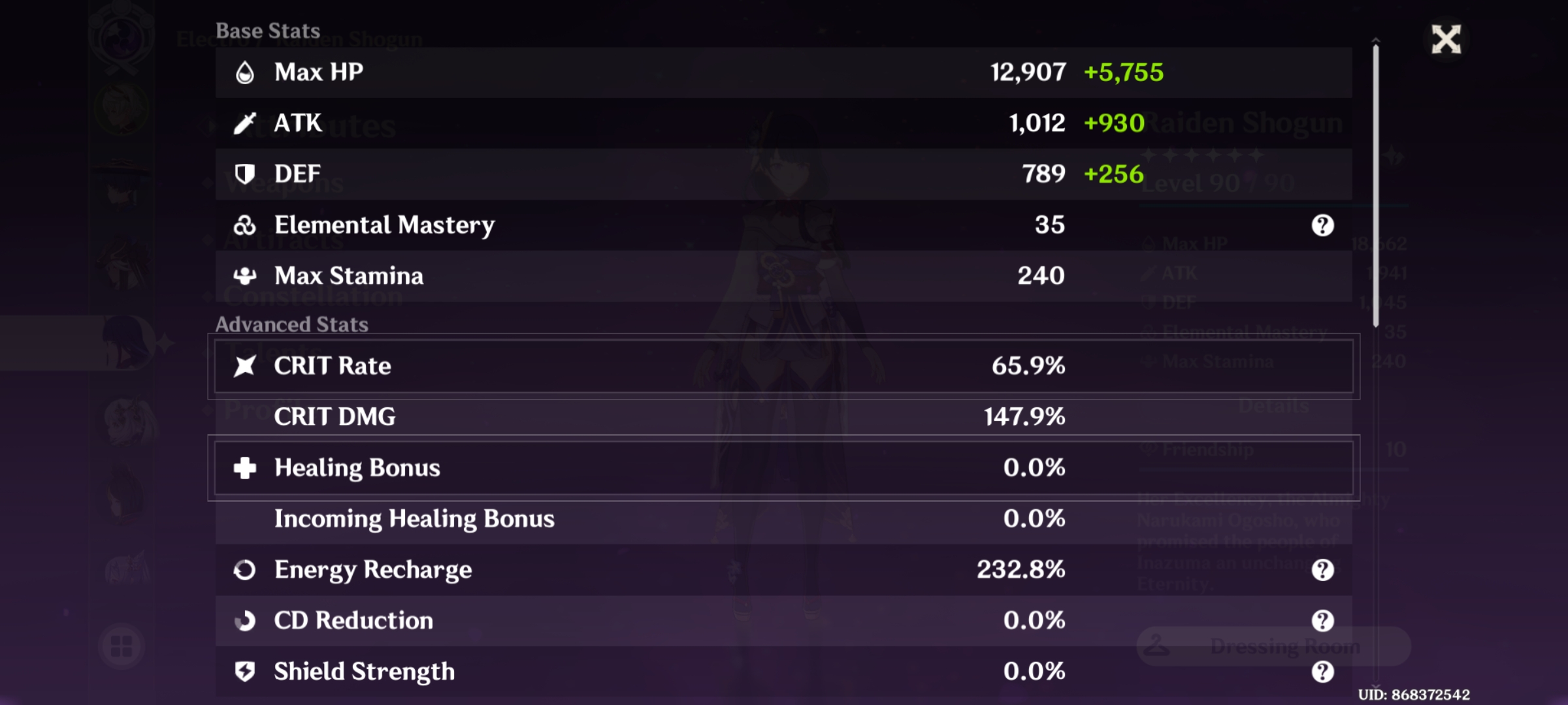 raiden bulid Genshin Impact | HoYoLAB