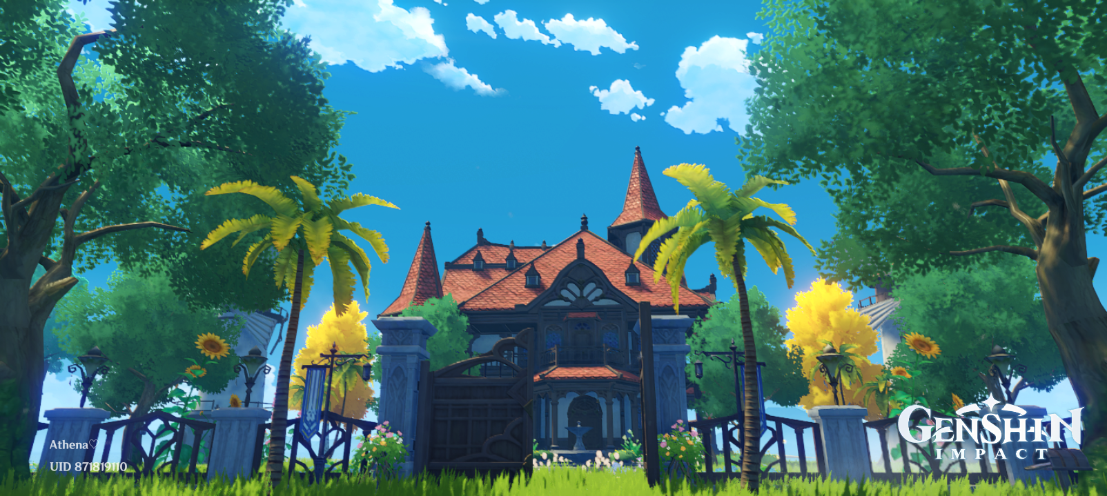 Monstadt mansion with a tree house Genshin Impact | HoYoLAB
