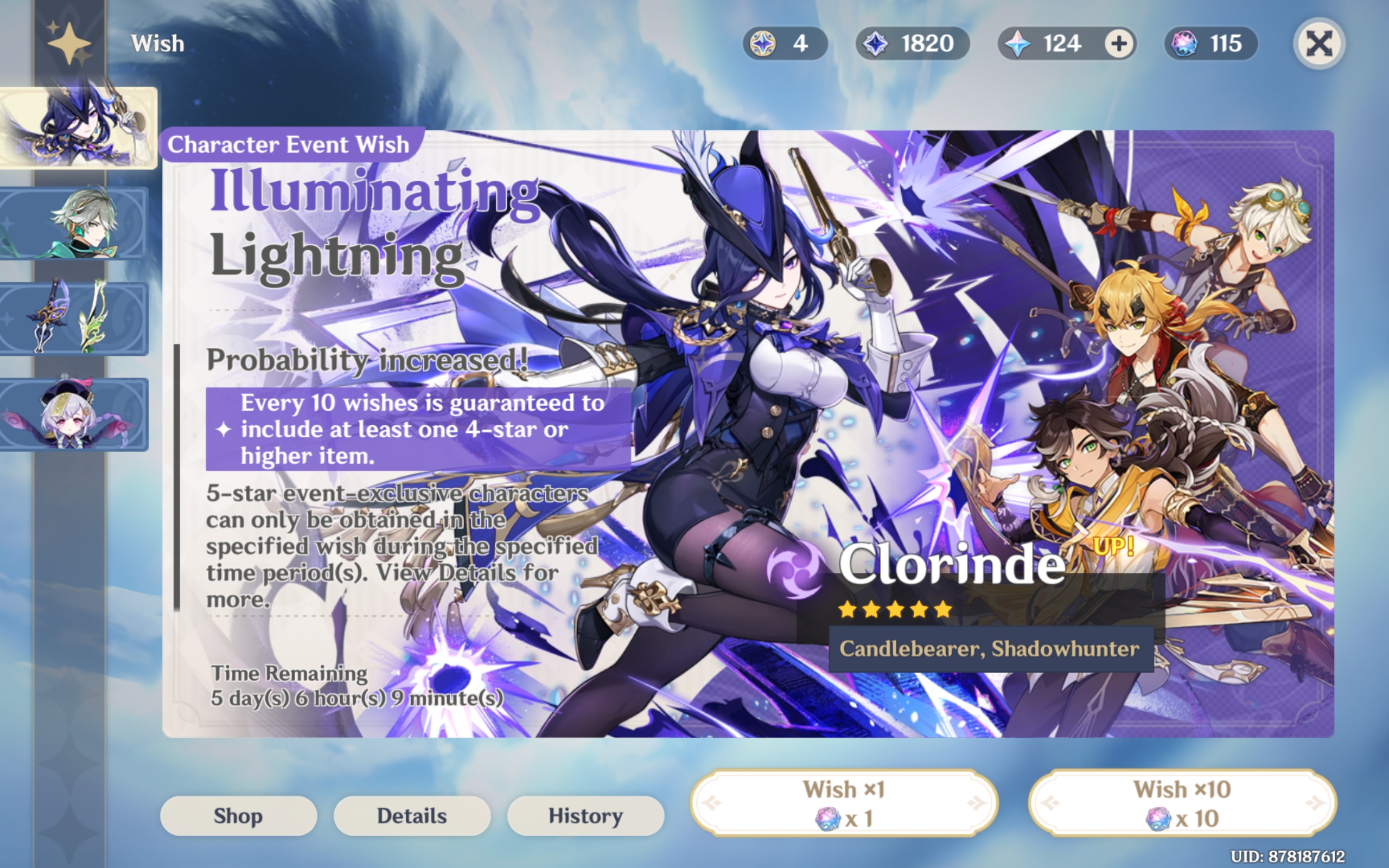 Day 50 something of saving for Furina (c2) and weapon with 63 pity ...