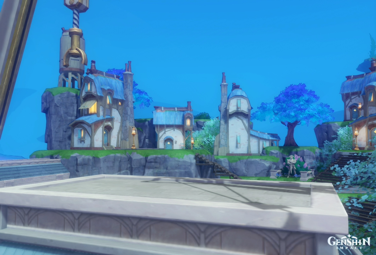 Serene Blue Village Genshin Impact | HoYoLAB