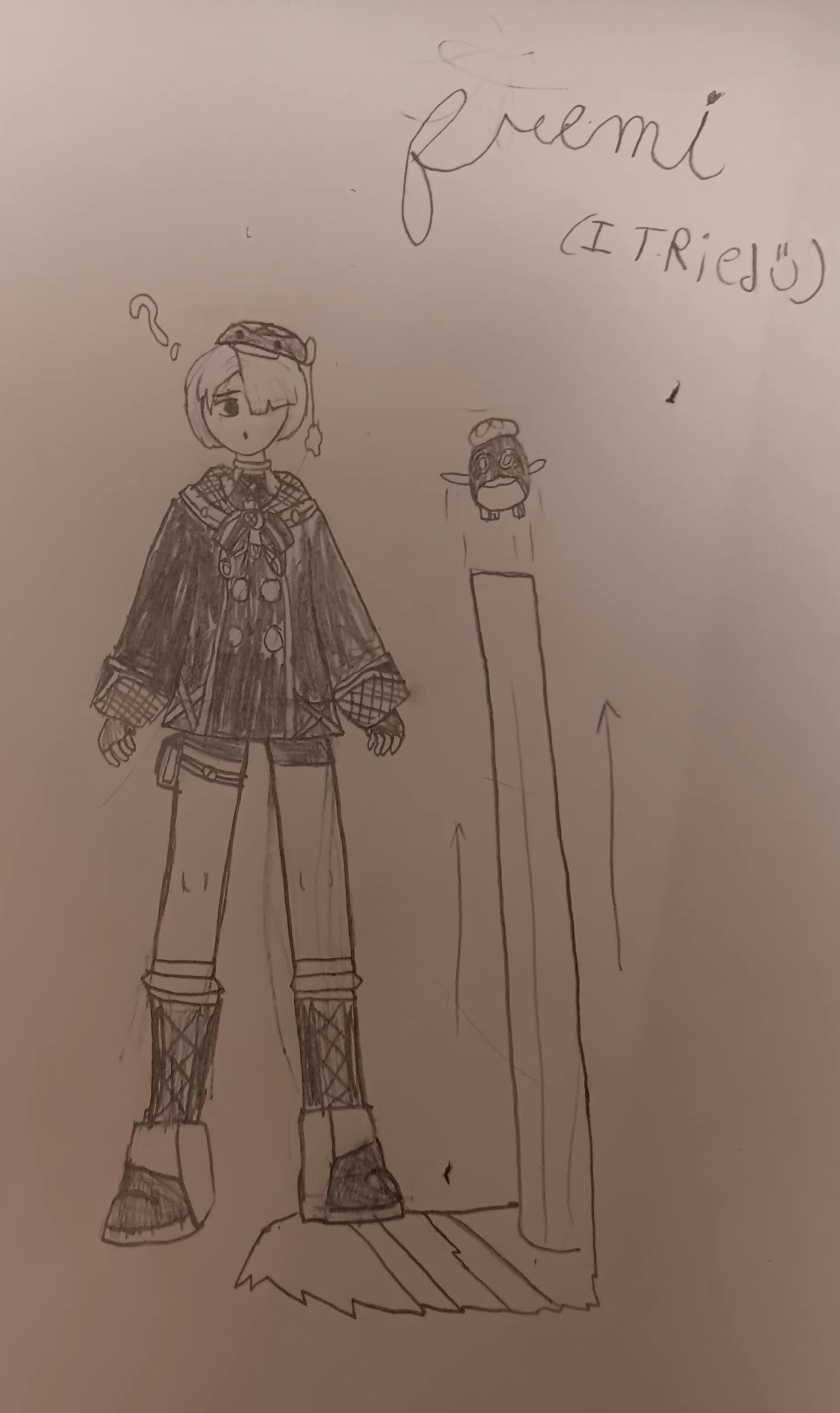 fremi! (i tried but dayum... the boots are hard to draw Genshin Impact ...