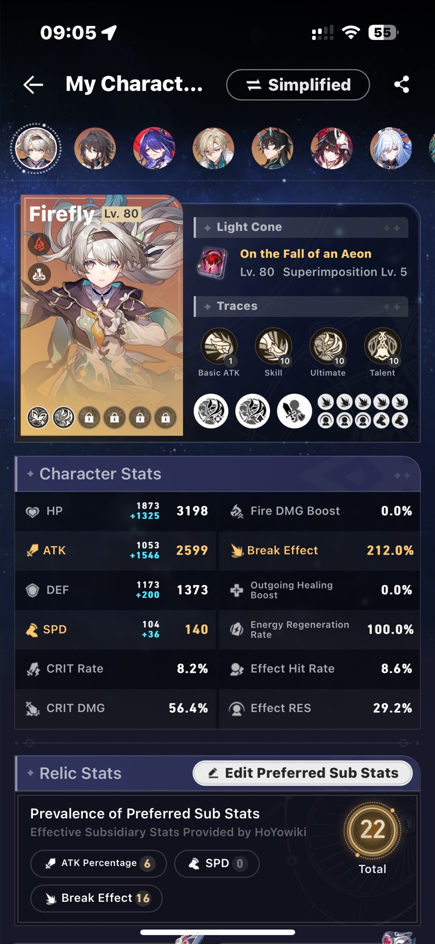 Day 1 firefly build Honkai: Star Rail | HoYoLAB