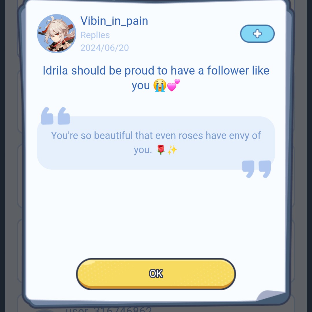 Idrila is proud of you Genshin Impact | HoYoLAB