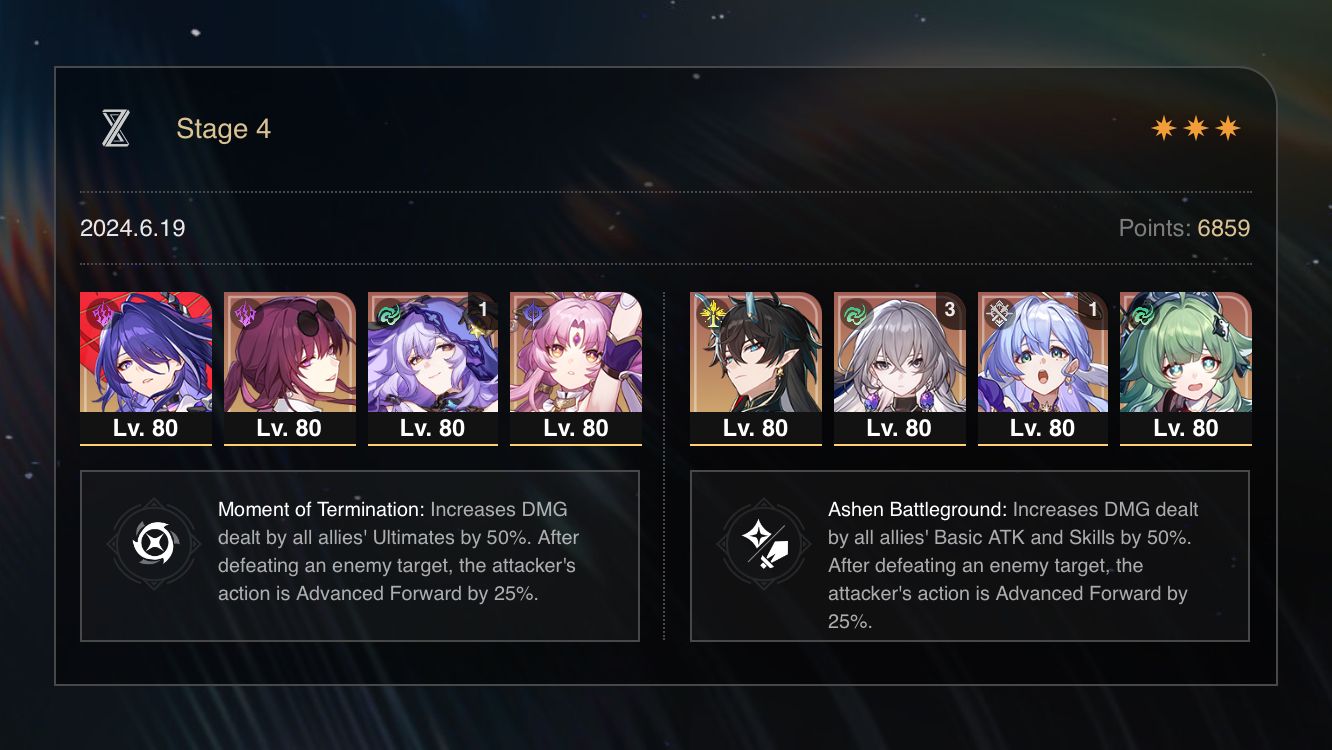 Debuff Acheron & DH:IL (E1 Robin Res Pen) Honkai: Star Rail | HoYoLAB