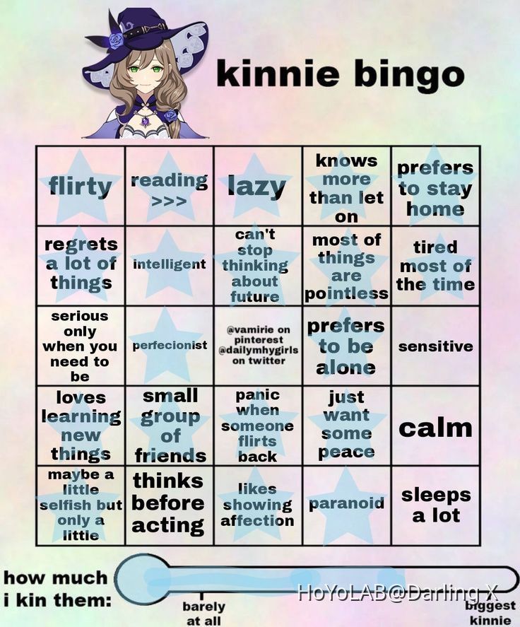 Kinnie Bingo#9: Lisa Genshin Impact | HoYoLAB