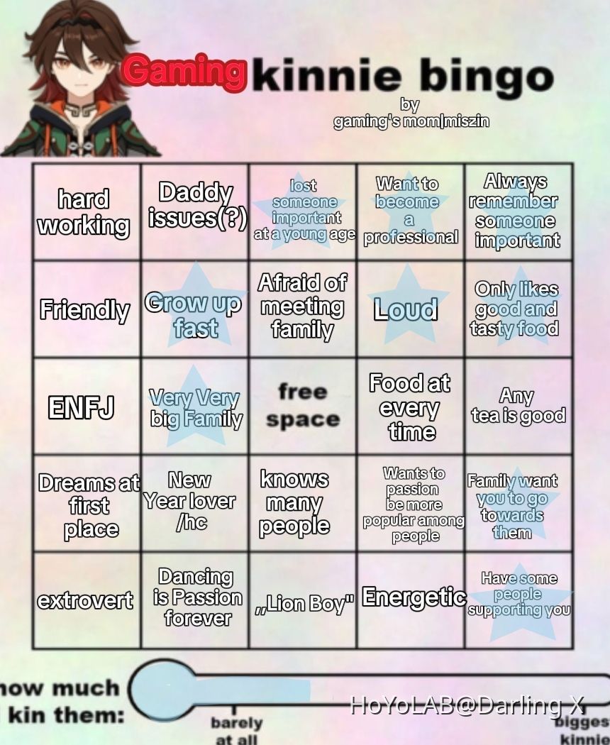 Kinnie Bingo#10: Gaming Genshin Impact | HoYoLAB