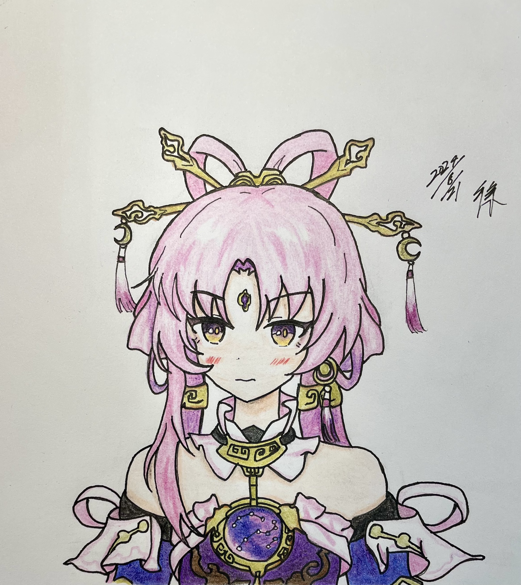 好久好久沒畫畫了…… Honkai: Star Rail | HoYoLAB