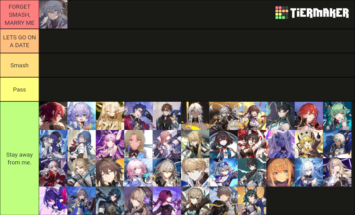 My HSR smash or pass list Honkai: Star Rail | HoYoLAB