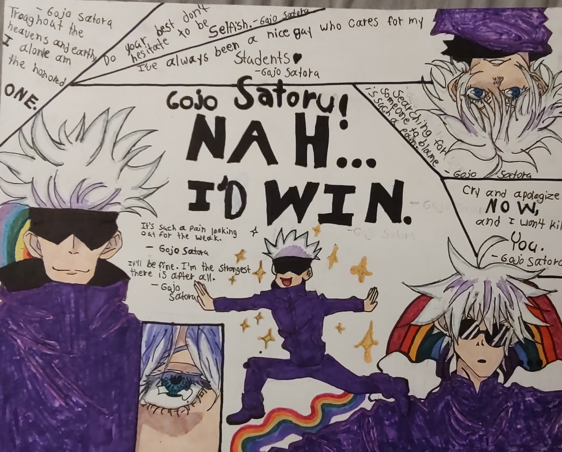 Gojo Satoru poster :3 Genshin Impact | HoYoLAB