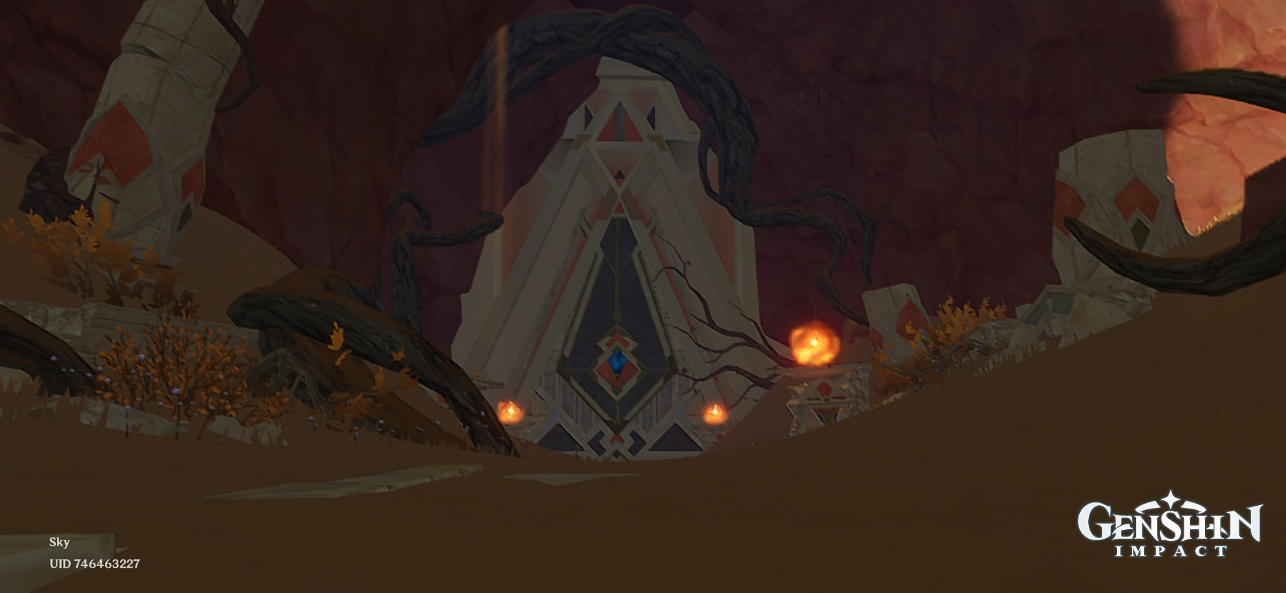 Great Red Sand Genshin Impact | HoYoLAB