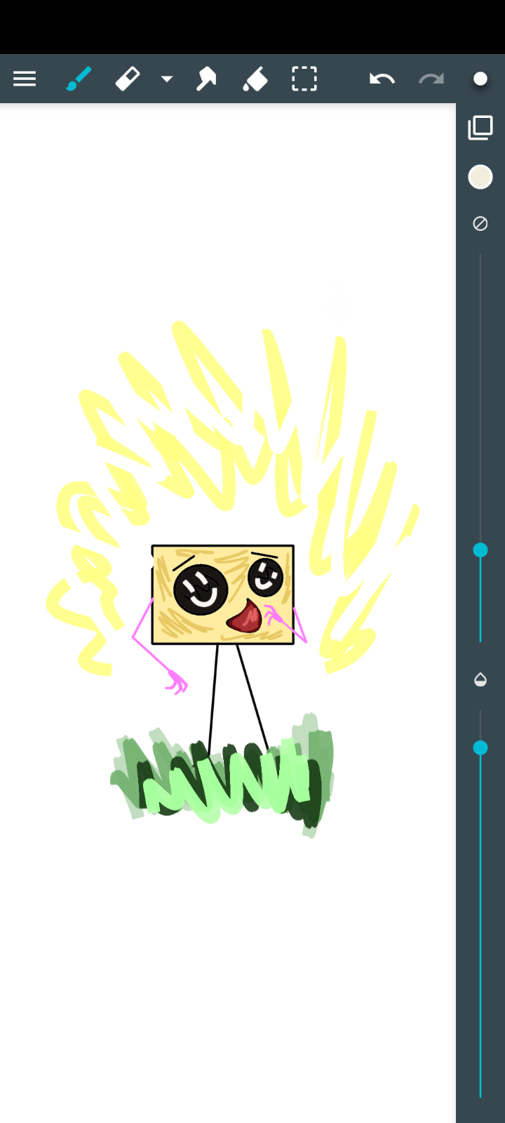 My simple drawing on digital art looks kid-like or childish behavior? ☺ ...