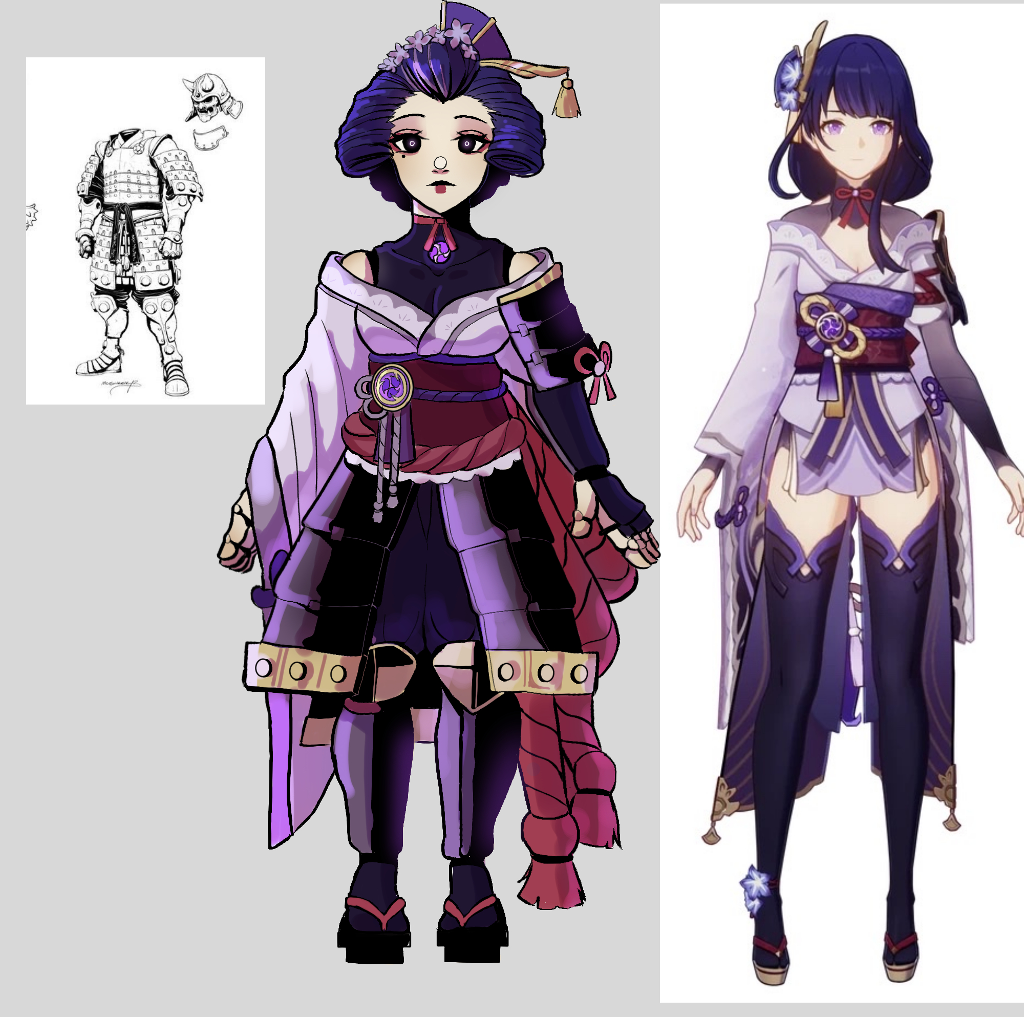 Raiden redesign Genshin Impact | HoYoLAB