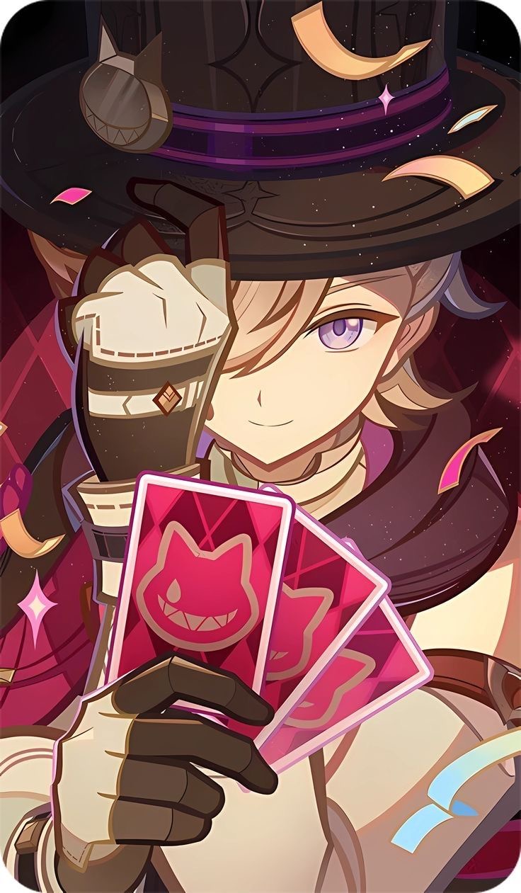 One thing I've noticed: Lyney's TGC character card is actually ...