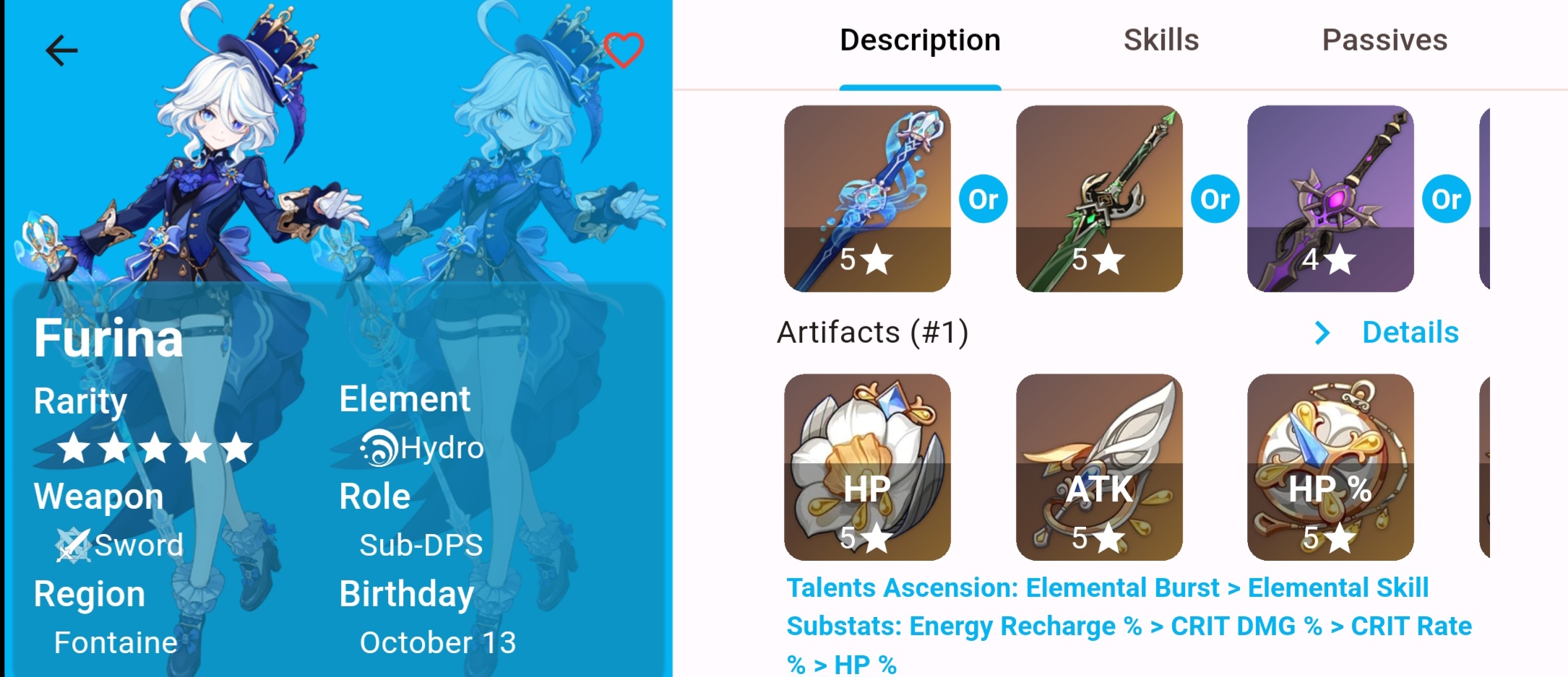 How to upgrade furina Genshin Impact | HoYoLAB