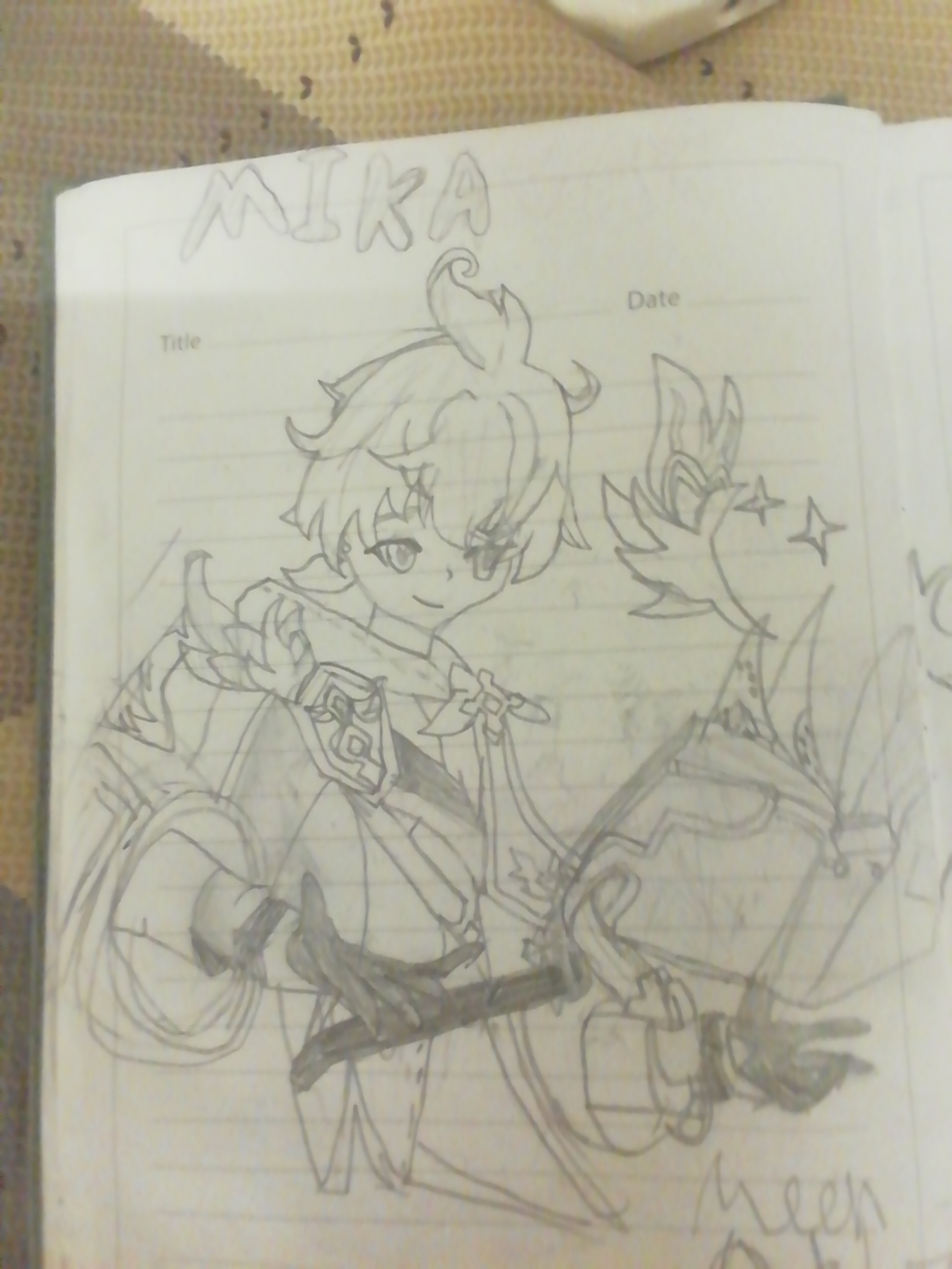 Drawing Mika Genshin Impact | HoYoLAB