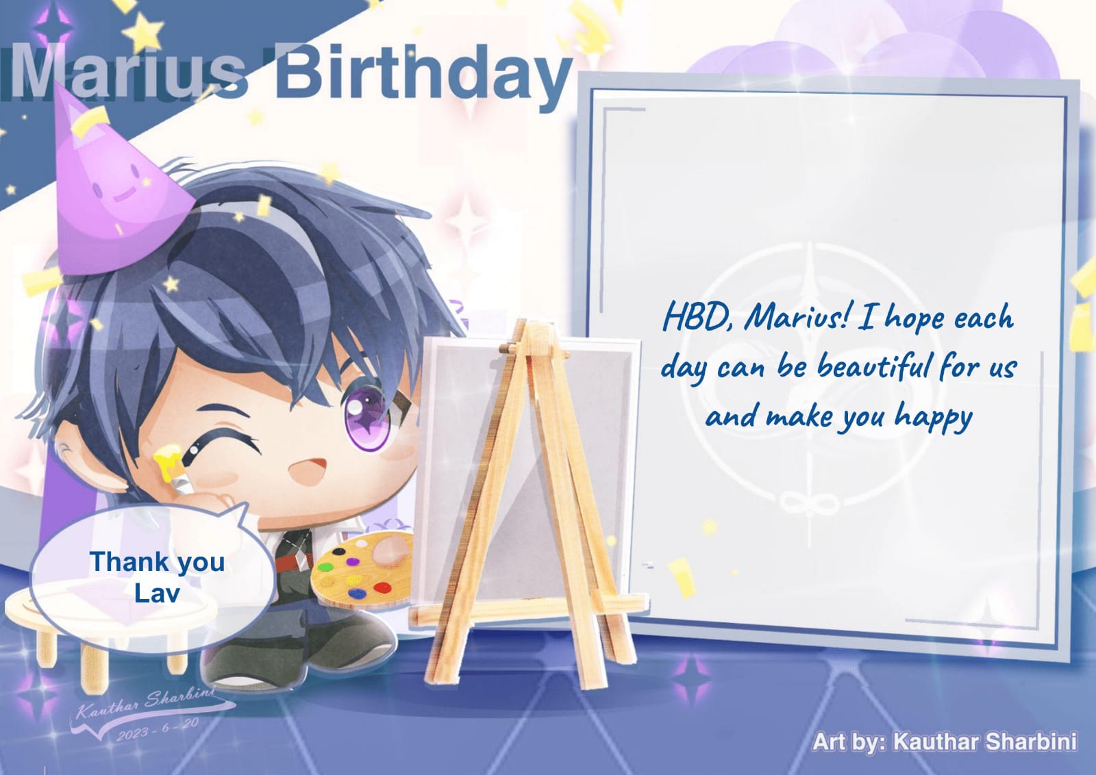 Happy Birthday, Marius 🎂 Tears of Themis | HoYoLAB