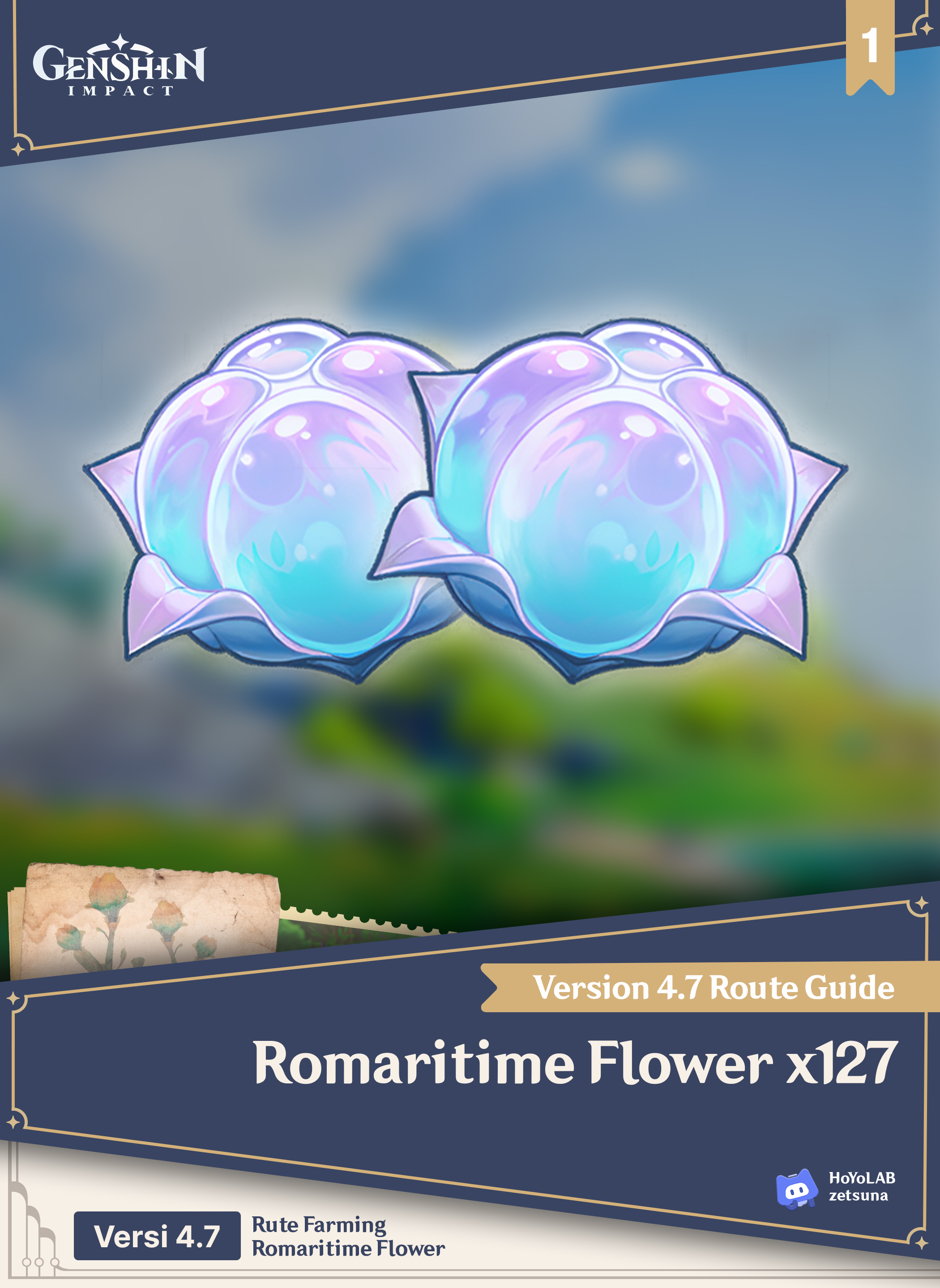 [Versi 4.7] Rute Farming Romaritime Flower (x 127) | Fontaine Genshin ...