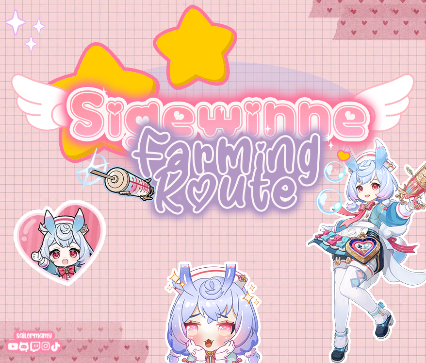 [V4.7] Sigewinne 🎀 Farming Route (Romaritime Flower) Genshin Impact ...