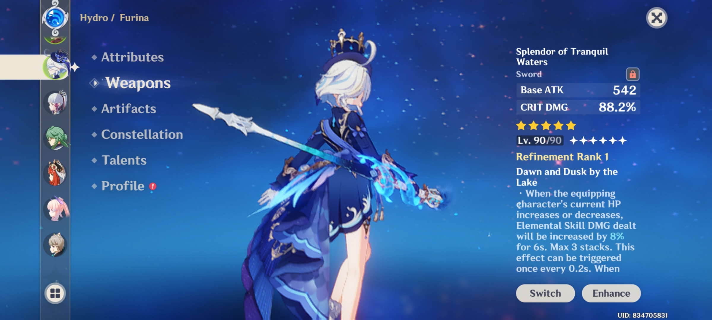 farming on my friend's acc so they can get c2 Furina, manifesting ...