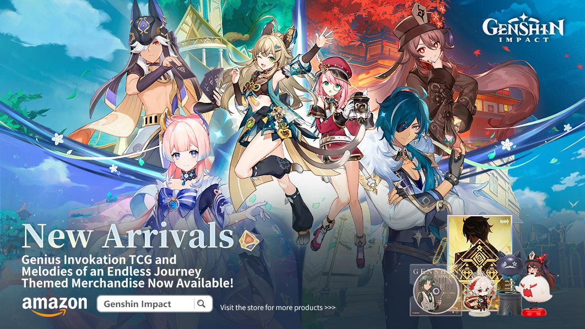 New Products Released in Genshin Impact's Official Amazon Merchandise ...