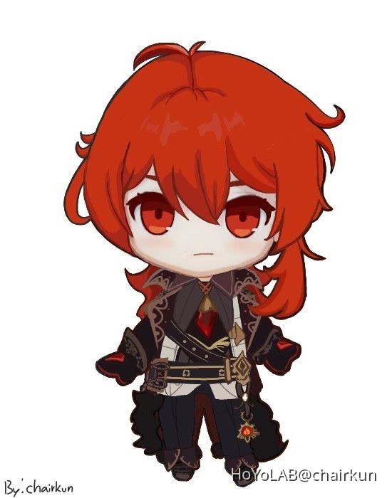 (old) diluc as a... hi3 chibi? Genshin Impact | HoYoLAB