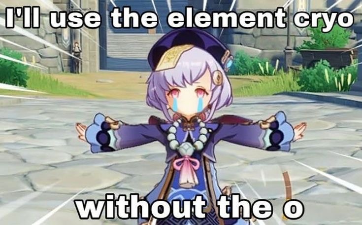 Qiqi using her cry-o element Genshin Impact | HoYoLAB